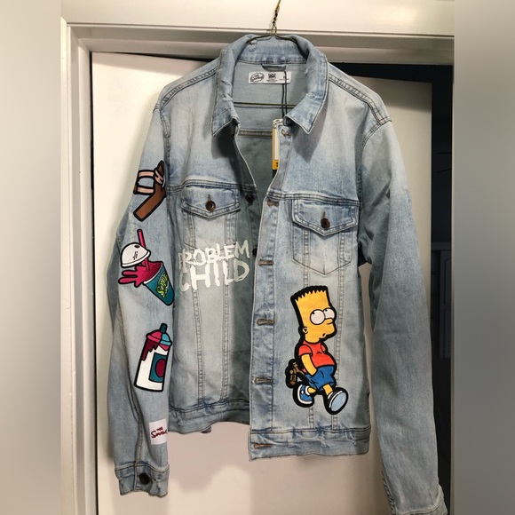 20th Century Studios | Jackets & Coats | Bart Simpson Problem Child ...